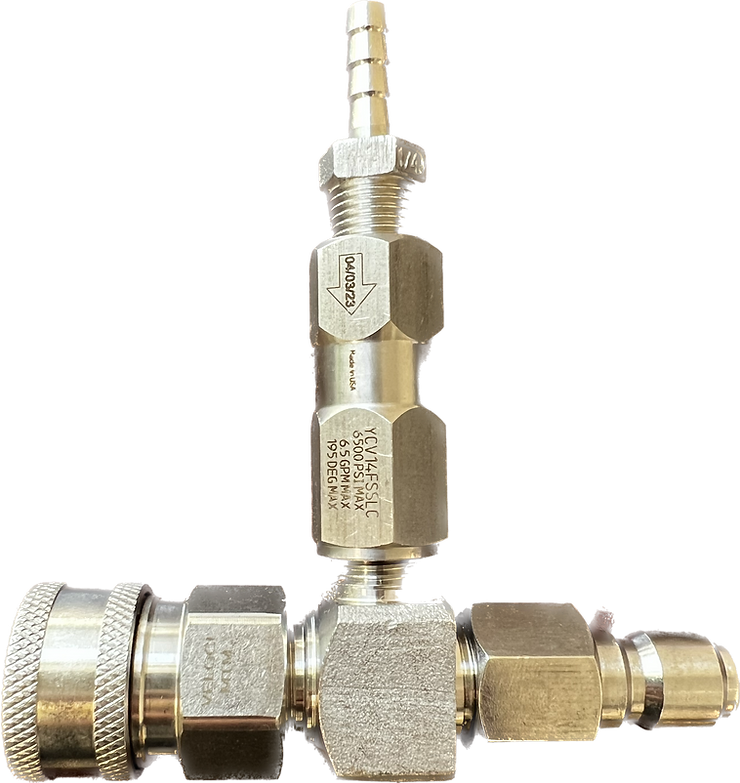 10GPM+ General Pump Forged Stainless Steel Injector with Check Valve ...