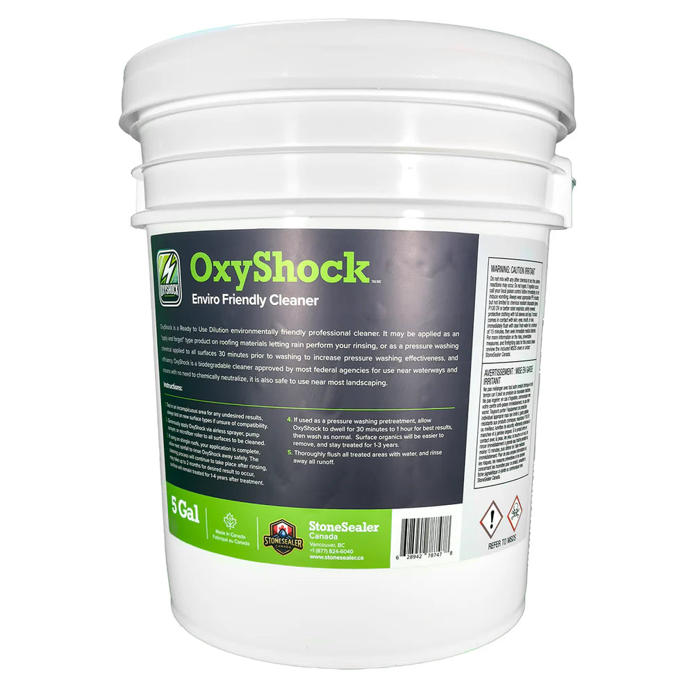 OxyShock MAX Organics Cleaner – Niagara Exterior Cleaning Supply Store