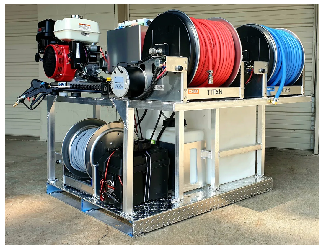 Compact Soft Wash & Pressure Washer Truck Skid – Niagara Exterior ...